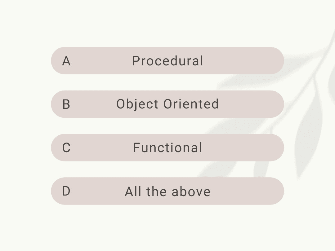 Programming Paradigms Procedural Vs Object Oriented Vs Functional